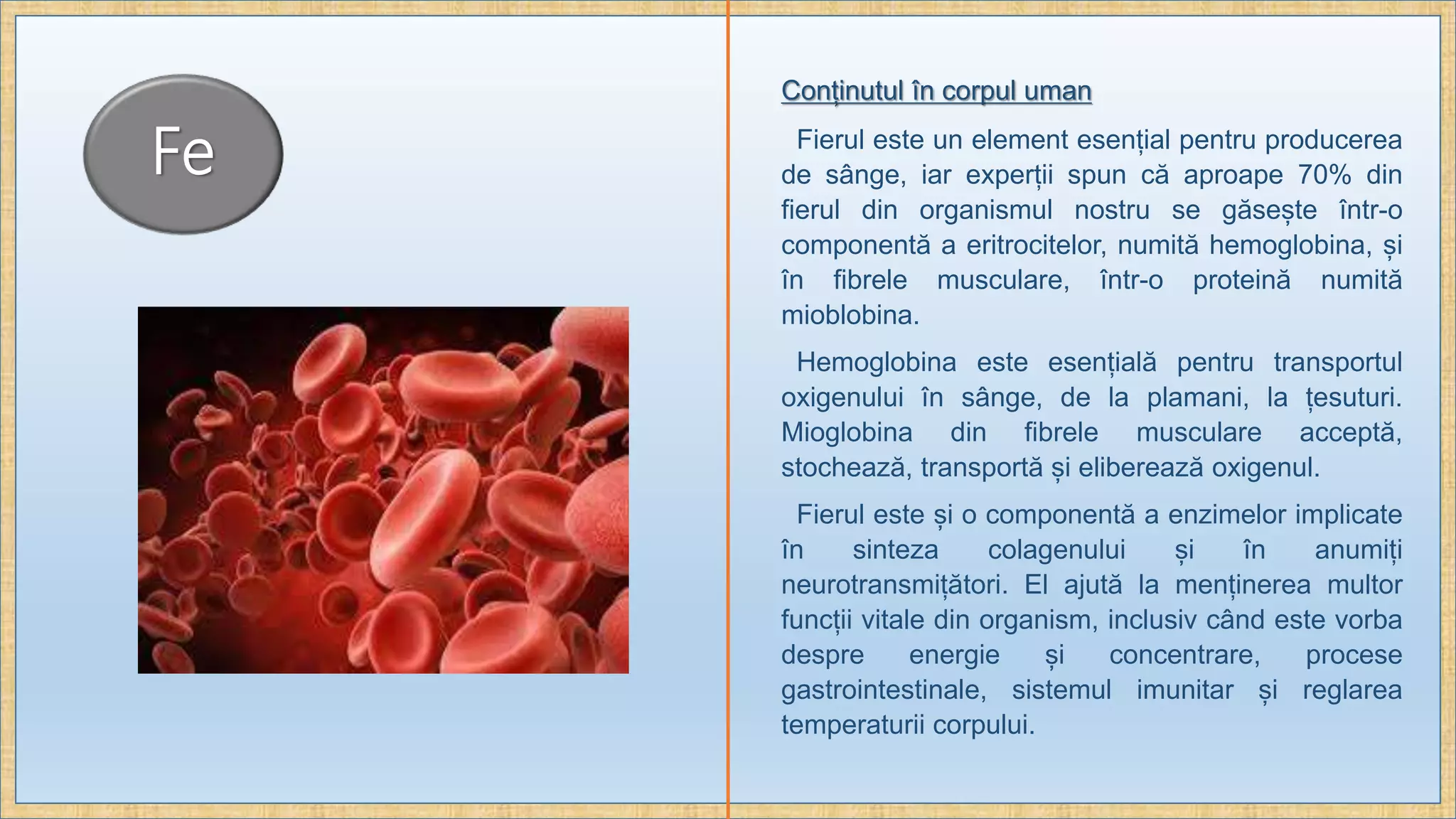 Rolul biologic al metalelor | PPTX