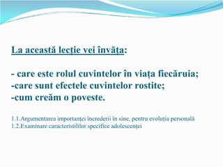 Rolul cuvintelor | PDF