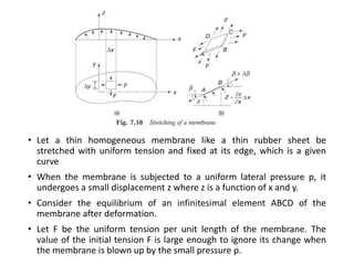 membrane analogy and torsion of thin walled tube | PPTX