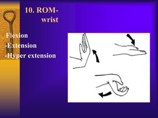 Range of motion exercises | PPTX