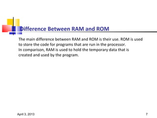 ROM | PPT