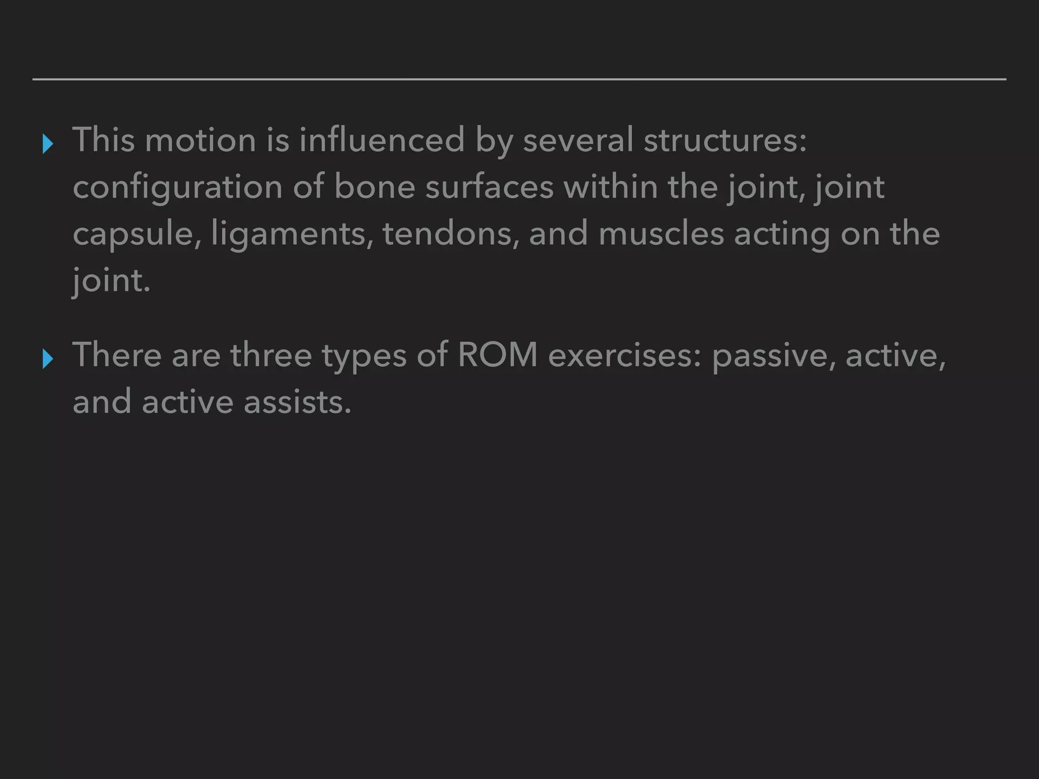 Range of Motion Exercises | PDF