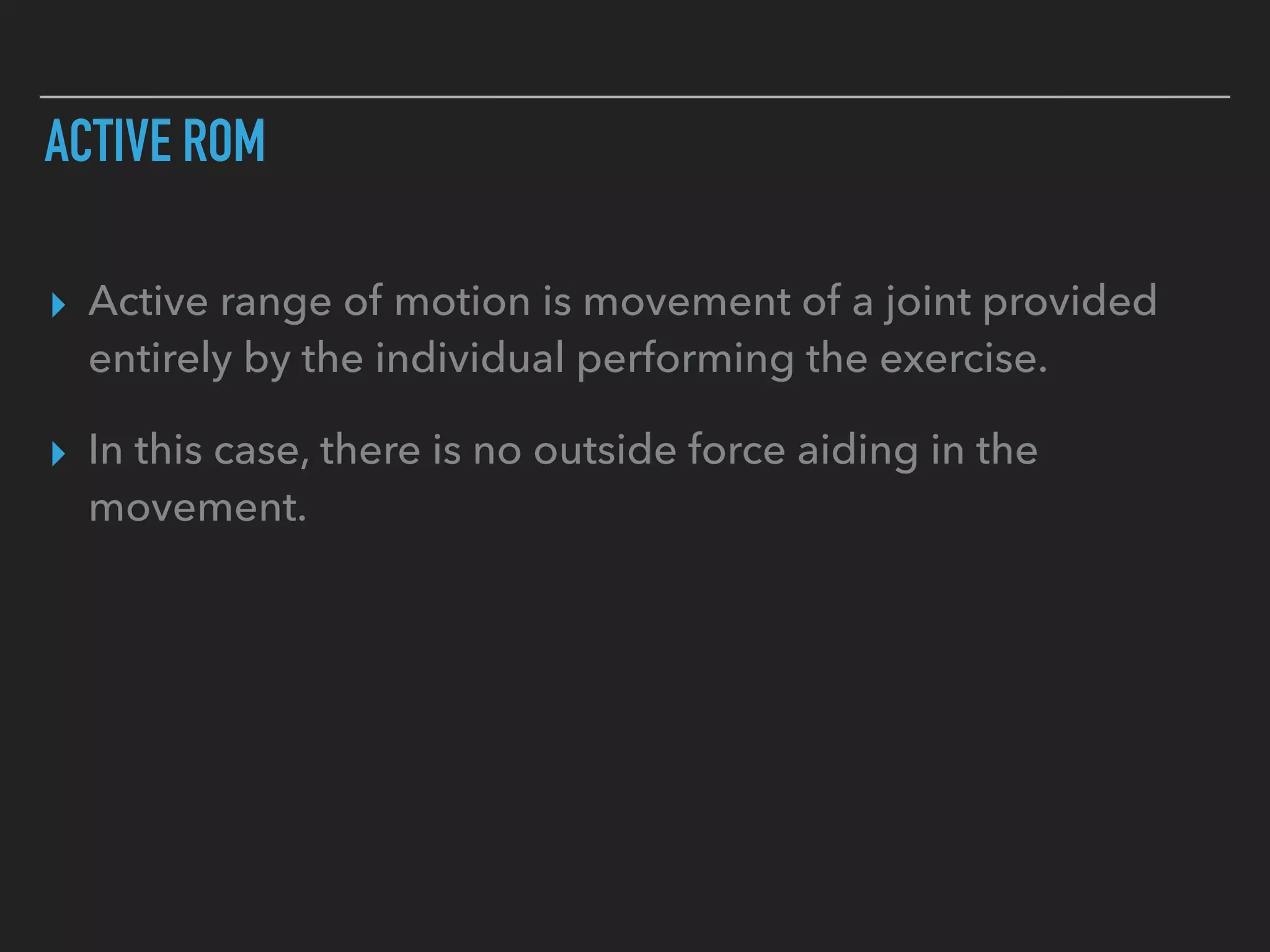 Range of Motion Exercises | PDF