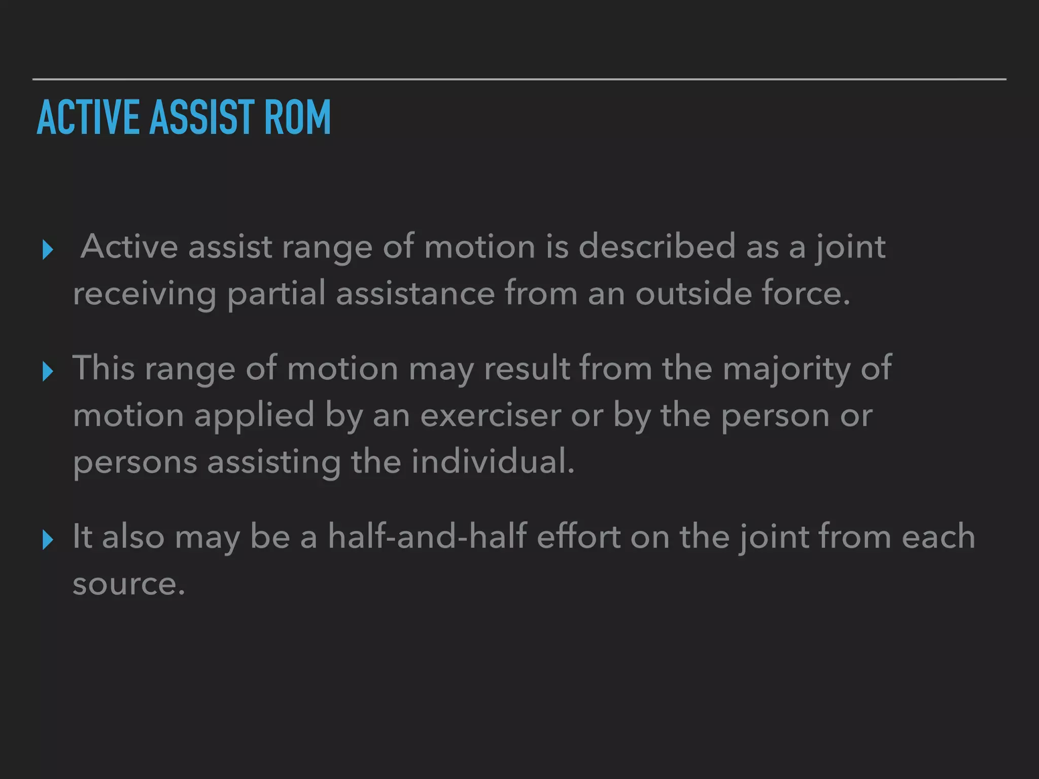 Range of Motion Exercises | PDF