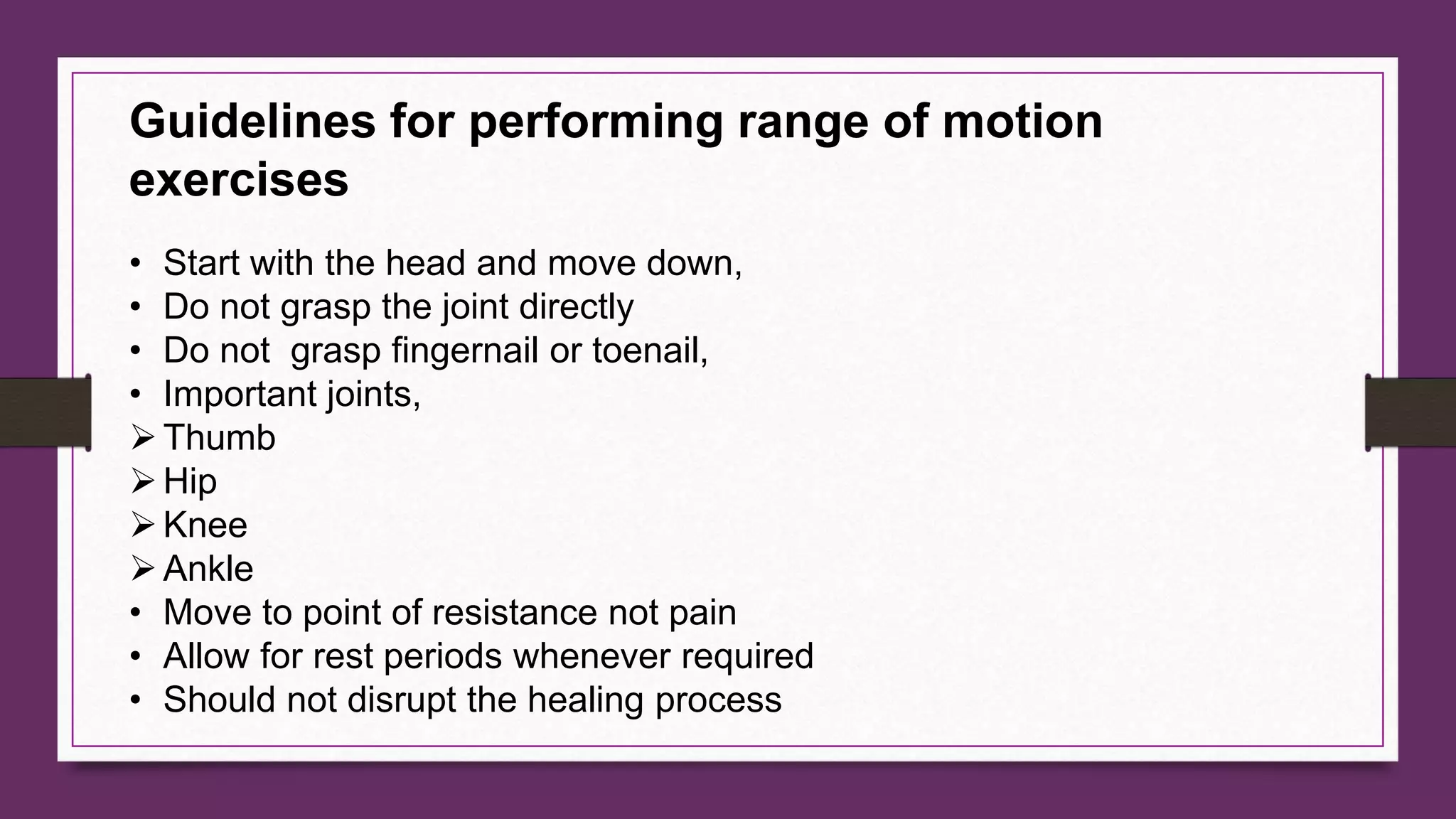 Range of Motion | PPTX