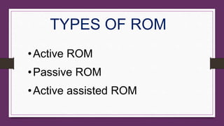 Range of Motion | PPTX