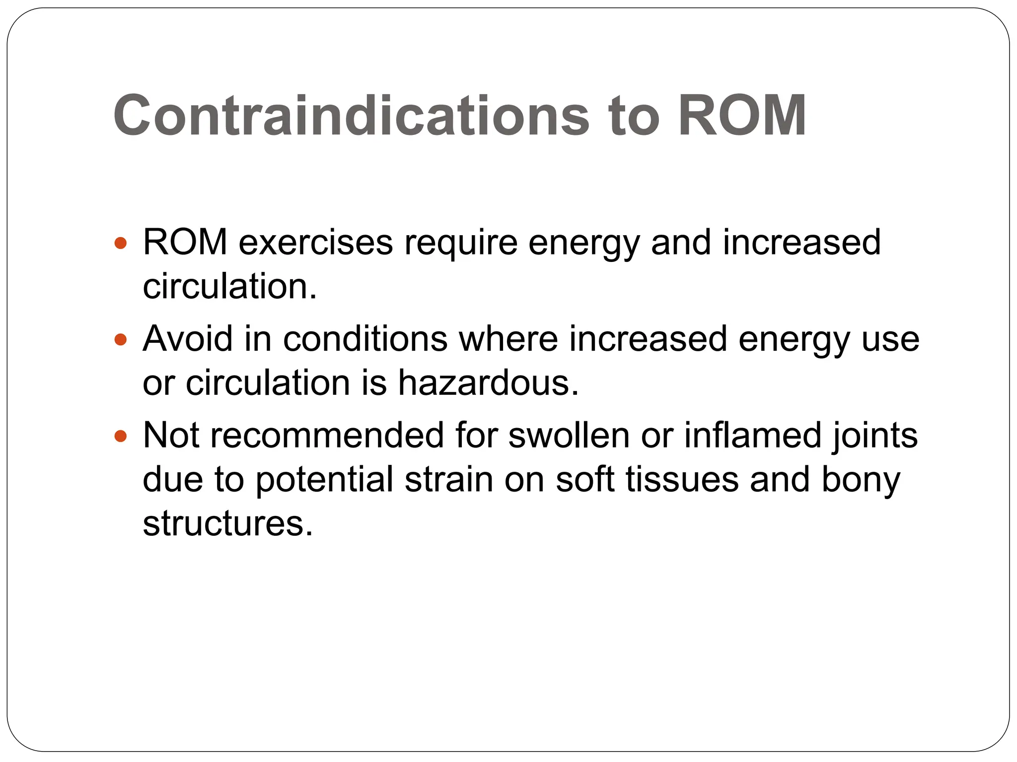 Range of motion exercises | PPTX