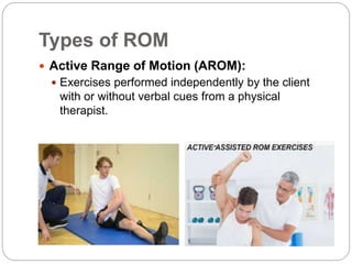 Range of motion exercises | PPTX