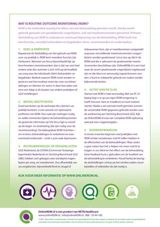 Routine Outcome Monitoring (ROM) in 5 stappen | PDF