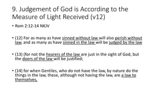 Romans 2:1-16 The Judgement of God | PPT