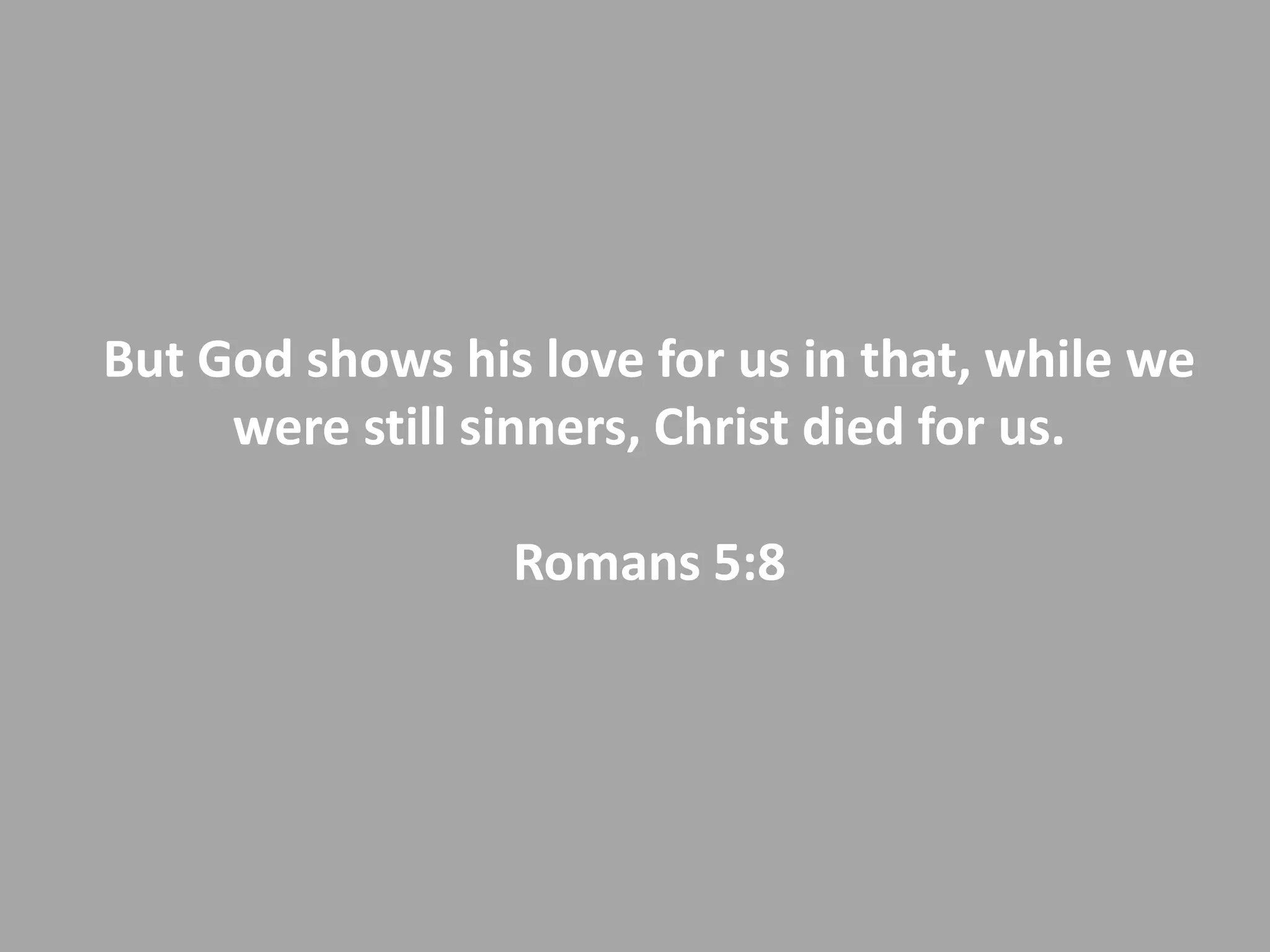 How to use the Romans 5:8 card | PPT