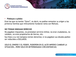 Personas en el derecho Romano. | PPTX
