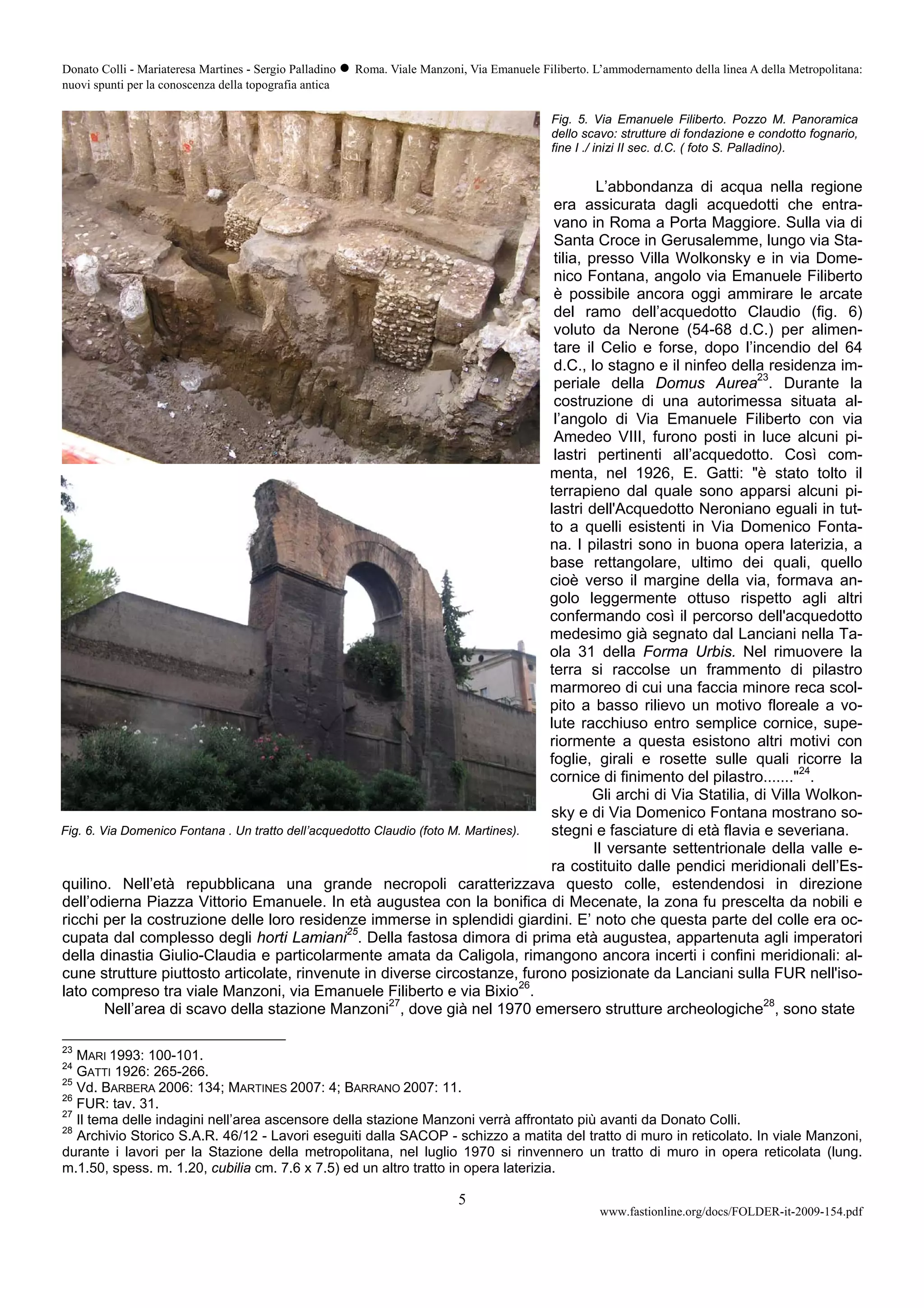 Roma. Viale Manzoni, Via Emanuele Filiberto. | PDF