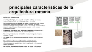 Roma, historia de la arquitectura romana | PPTX
