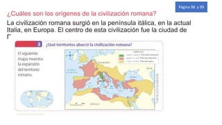 civilización Roma clase historia cuarto básico | PPTX