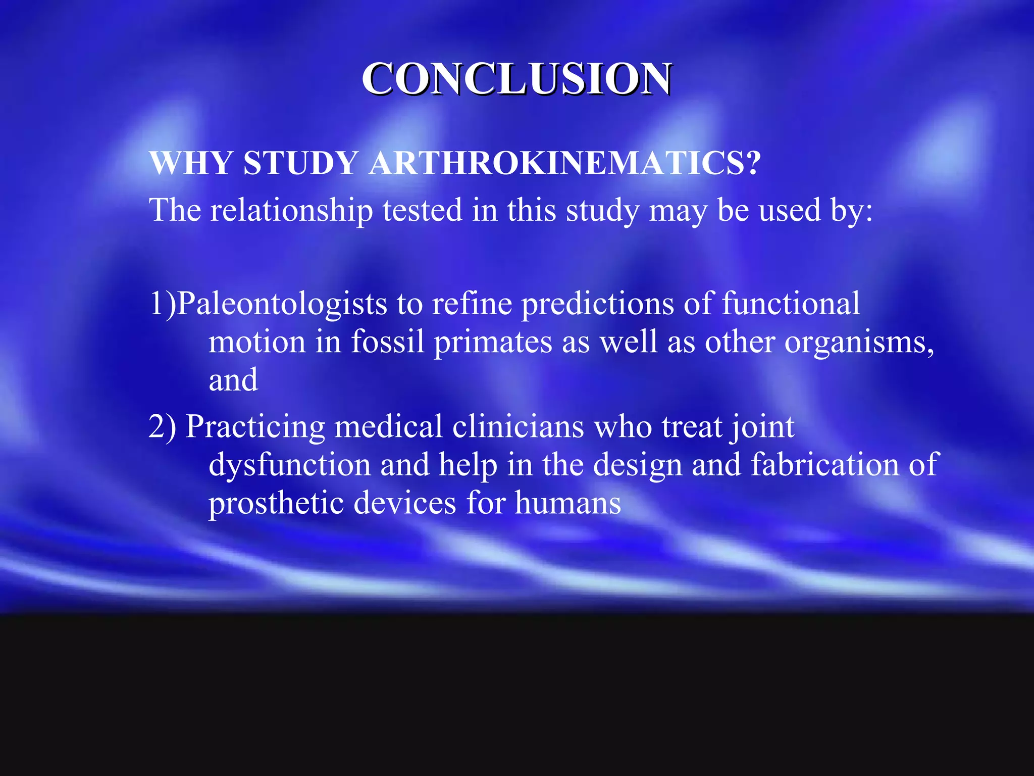 Range of Motion Study | PPT