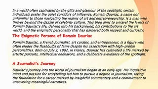 Romain Dauriac: Crafting a Legacy Beyond Celebrity.pptx