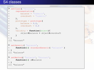 Object Oriented Design(s) in R | PPT