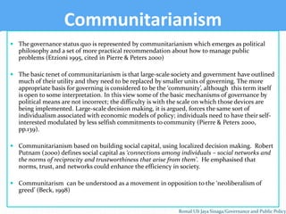 Governance and Public Policy: Different Types of Democracy | PPT