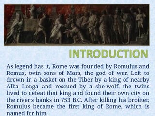 Ancient era costume history of ROMAN.ppt