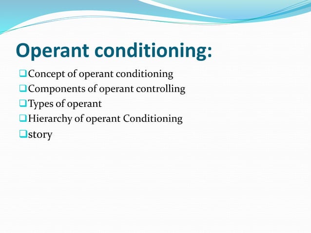 Operant Conditioning | PPT