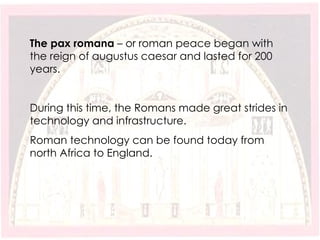 Roman Technology | PPT