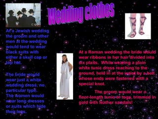 Roman vs Jewish weddings | PPT