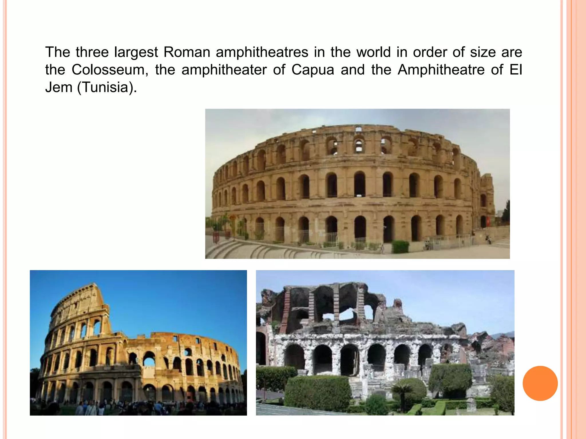 Roman amphitheatres | PPT