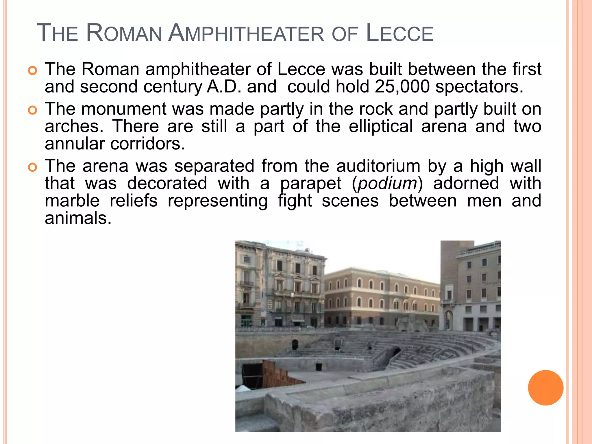 Roman amphitheatres | PPT