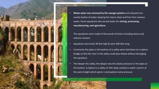 ROMAN AQUEDUCTS & SEWERS PRESENTATION. | PPTX