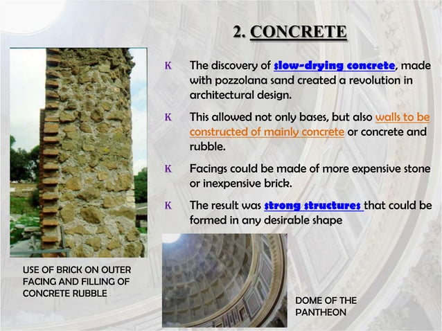 Roman architecture : Elements and innovations. | PPTX