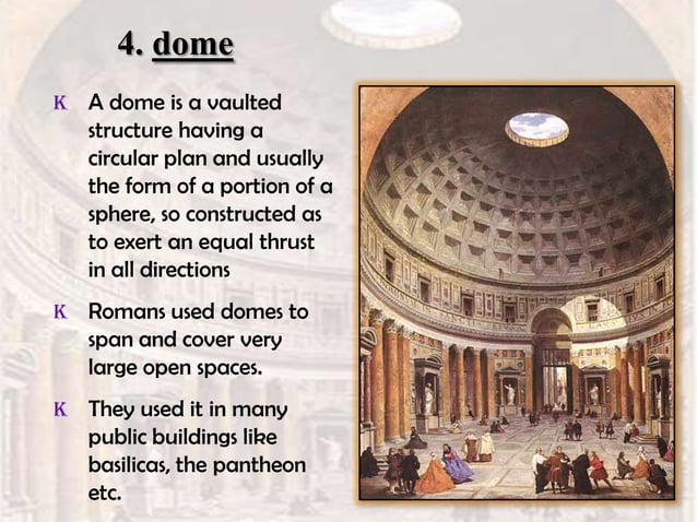Roman architecture : Elements and innovations. | PPTX