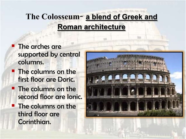 Roman architecture : Elements and innovations. | PPTX