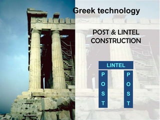 Roman architecture : Elements and innovations. | PPTX