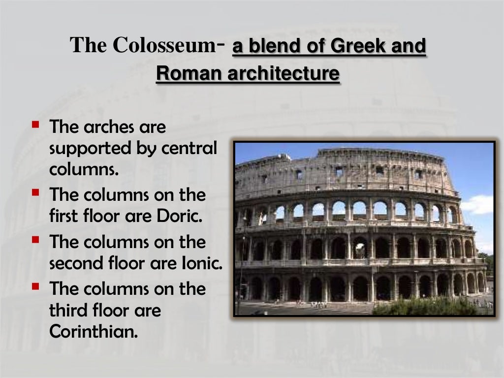 Roman Architectural Elements