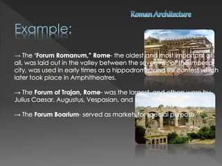 Roman architecture | PPT