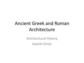 roman architecture.ppt