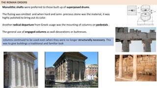Roman Architecture in history of old architecture .pptx