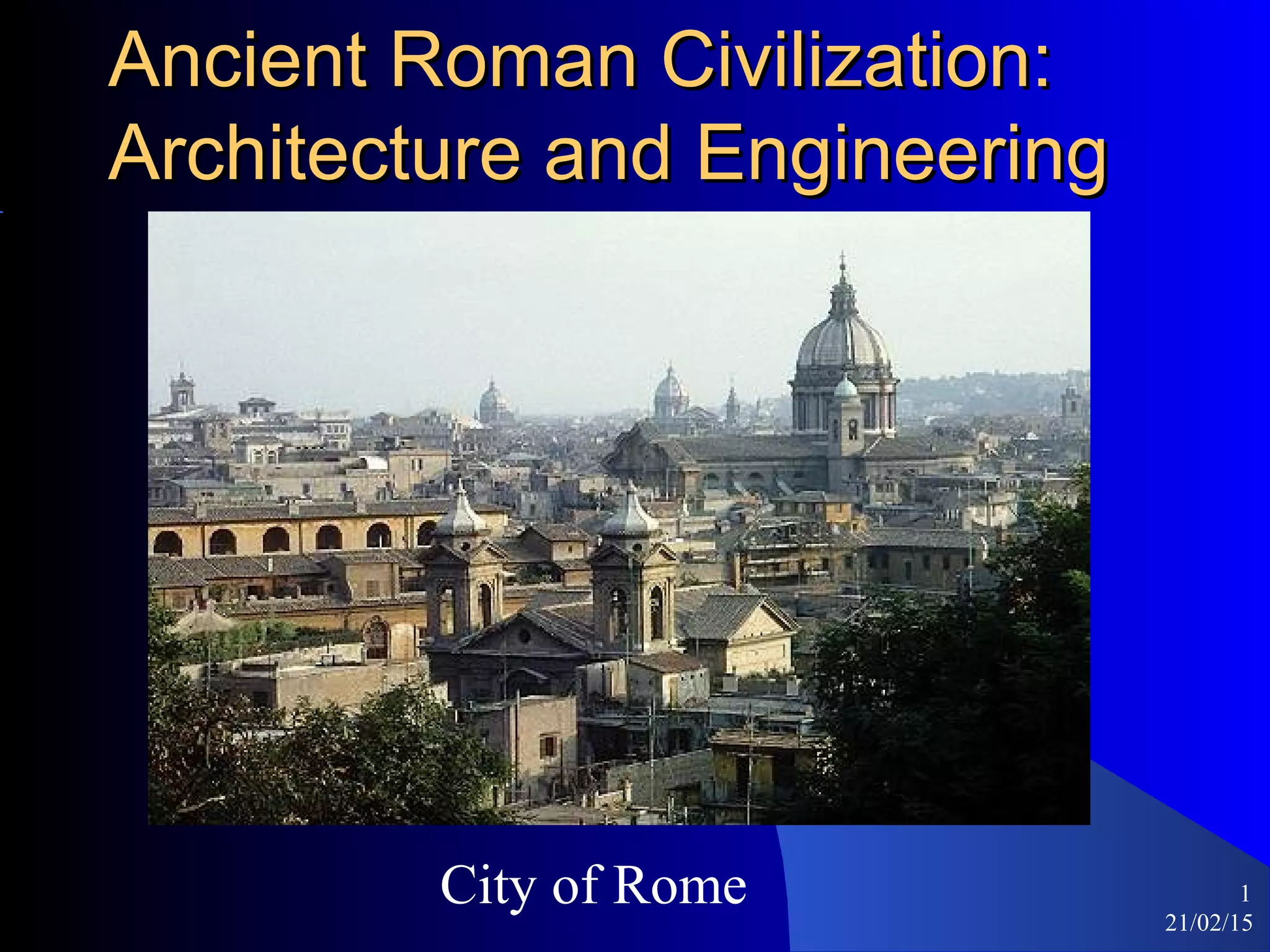 Roman Architecture | PPT