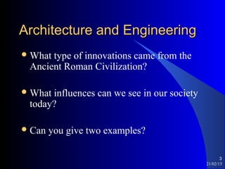 Roman Architecture | PPT