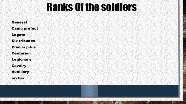 Roman army pp