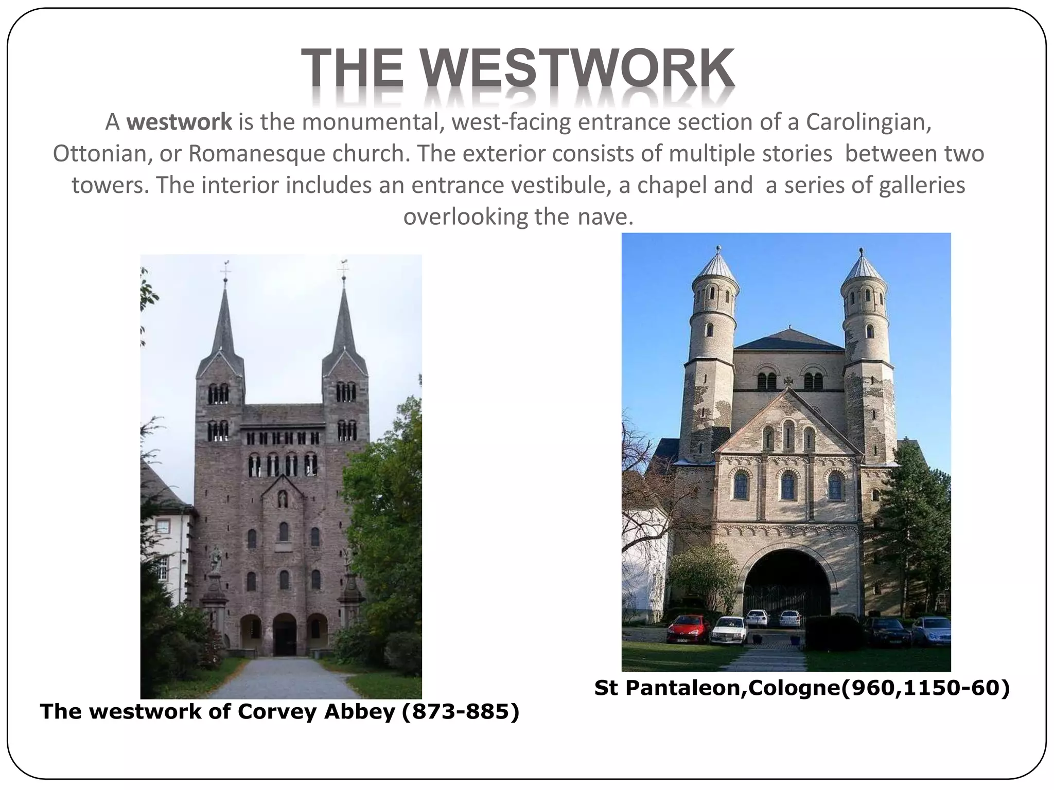 Romanasque architecture (Features & Structures) | PPTX