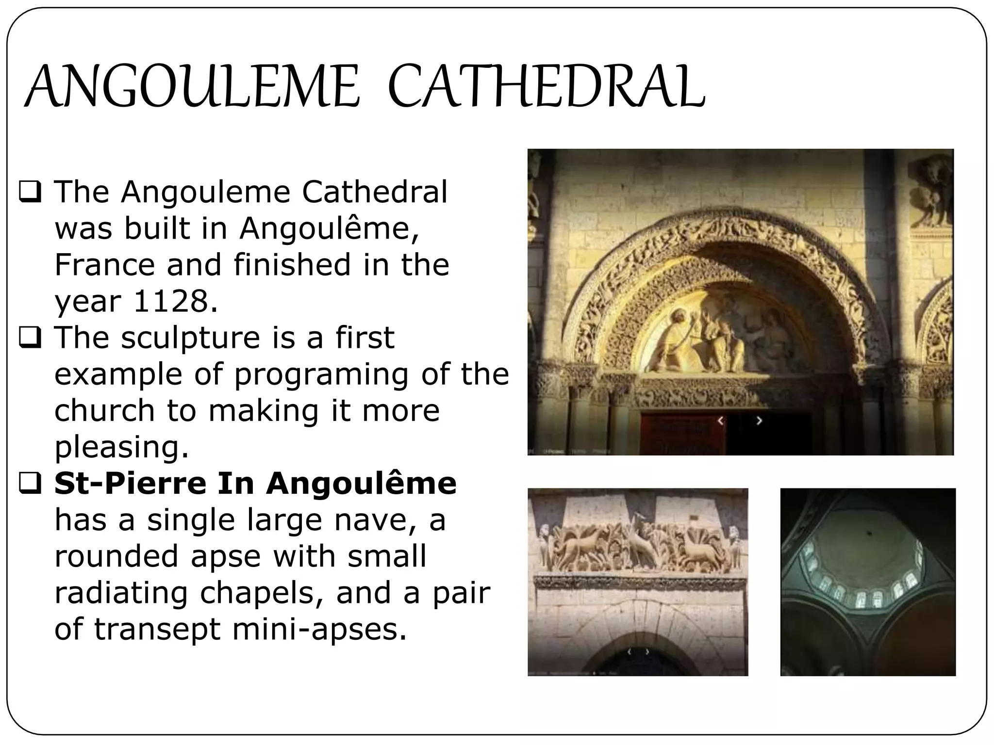 Romanasque architecture (Features & Structures) | PPTX | Christianity | Religion & Spirituality