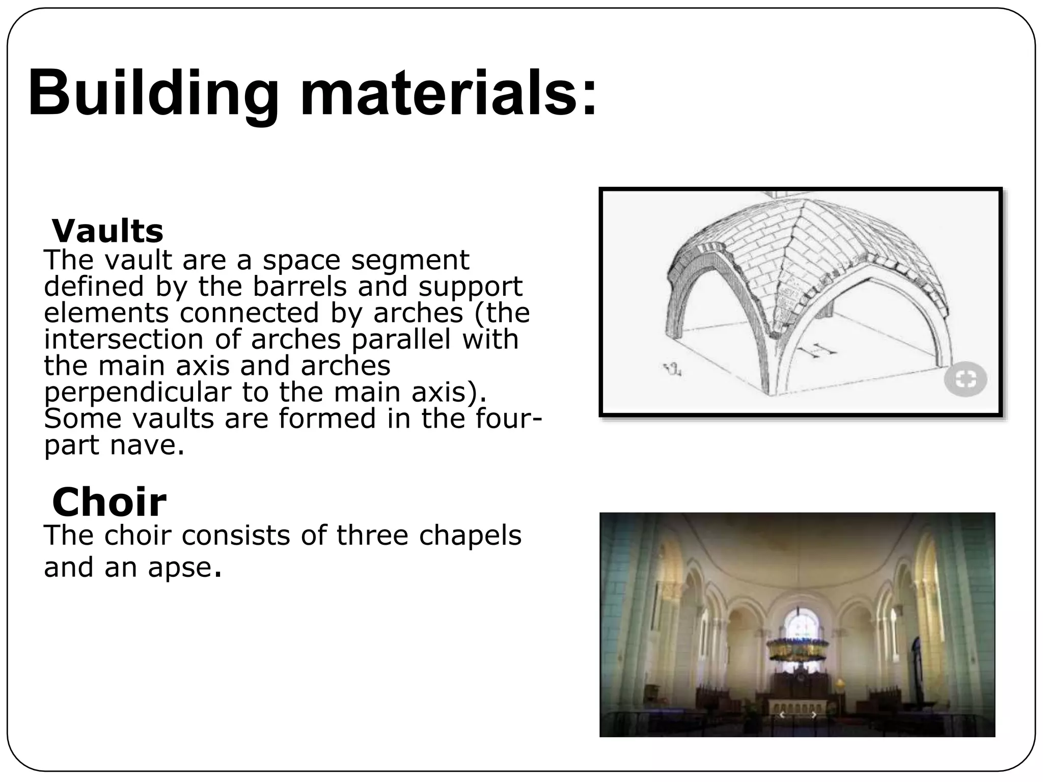 Romanasque architecture (Features & Structures) | PPTX | Christianity | Religion & Spirituality