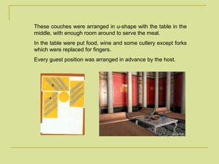 Roman banquets | PPT | Food & Drink