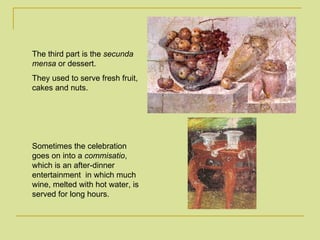 Roman banquets | PPT | Food & Drink