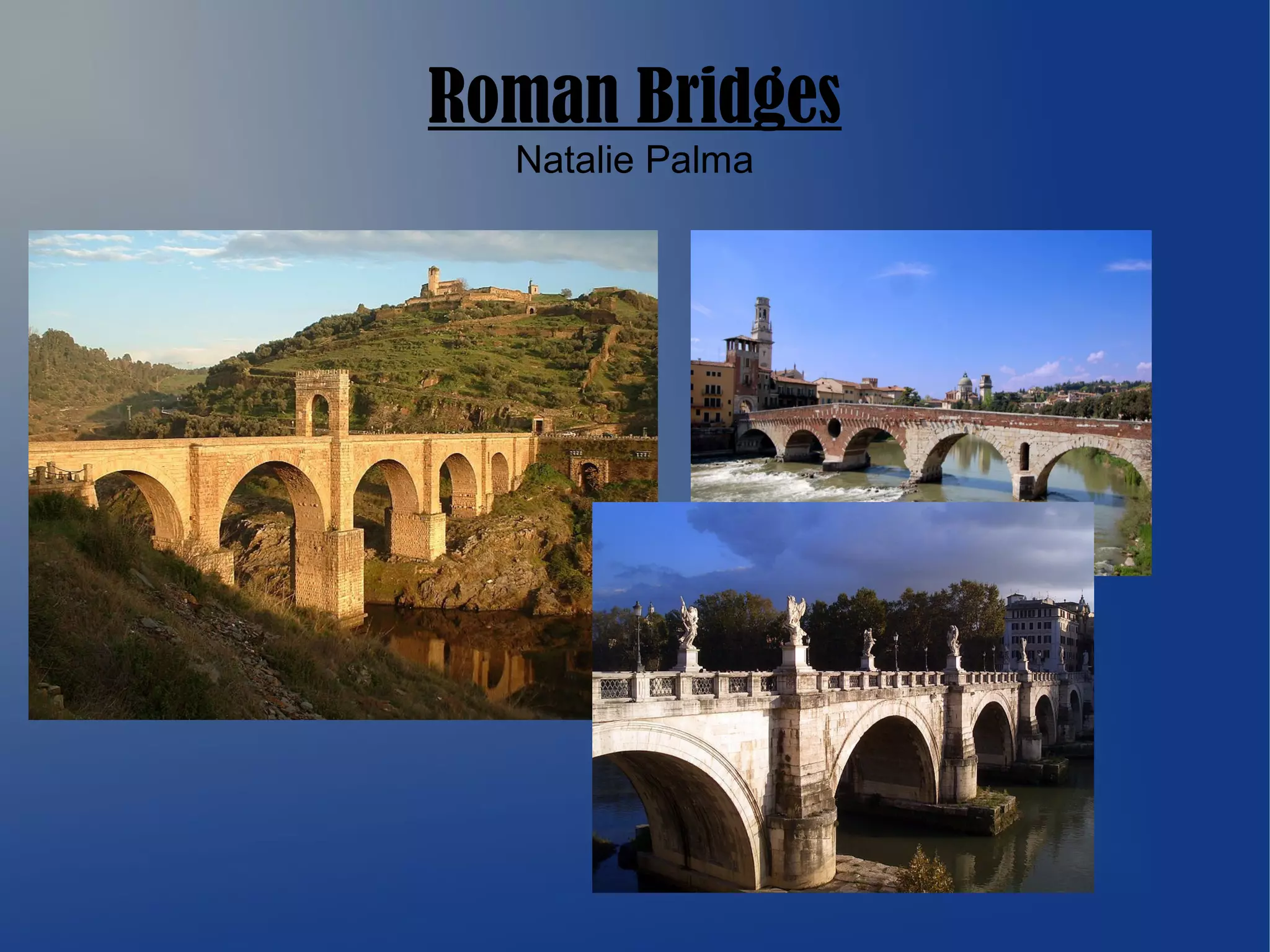 Roman bridges final assignment | PPT