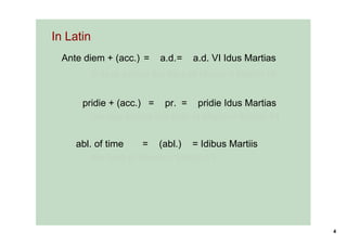 Roman Calendar notes | PDF