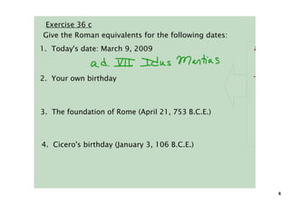 Roman Calendar notes | PDF