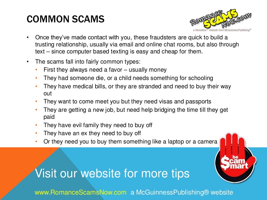 Romance Scams 101 from RomanceScamsNow.com